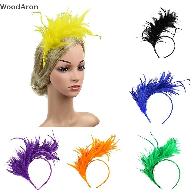 [WoodAron] Feather 1920s Mardi Gras Flapper Feather Flapper Headpiece ...