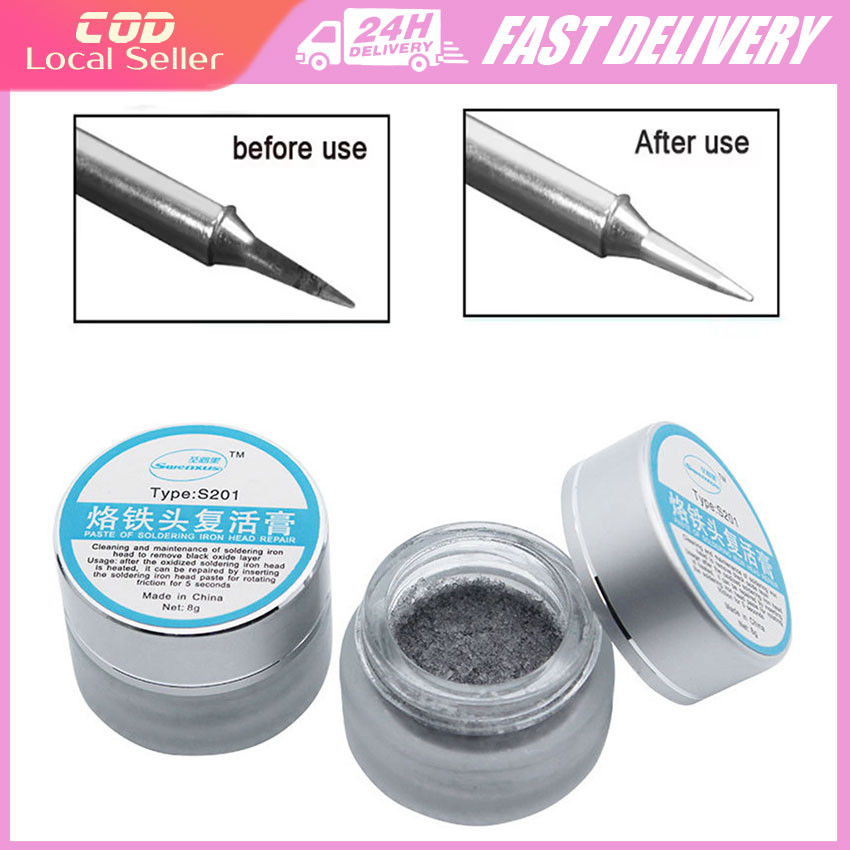 Electrical Soldering Iron Tip Refresher Lead-Free Clean Paste Oxide ...