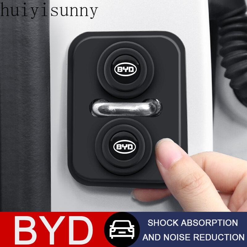 HYS 1/2/4PCS BYD Car Door Shock Absorber Cushion Gasket Anti-collision ...