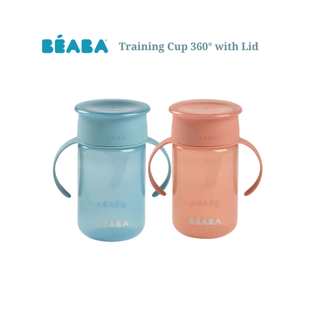 Beaba Training Cup 360° with Lid 340ml (12m+) | Shopee Malaysia