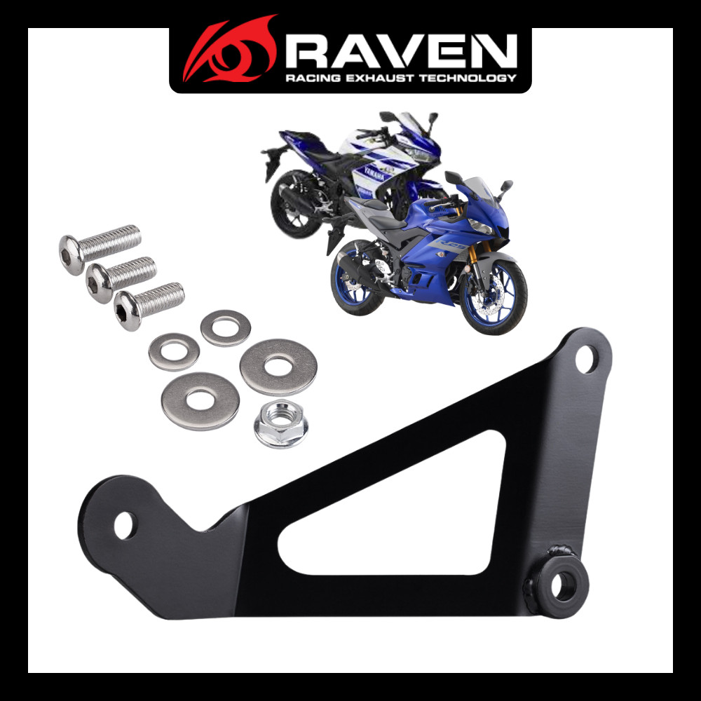 RAVEN YAMAHA R25 MT25 Modified Exhaust Pipe Bracket Rear Pedal Fixed ...
