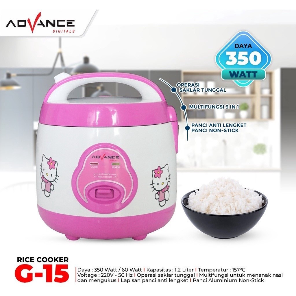 Adance G15B HelloKitty Multi-Purpose Rice Cooker | Shopee Malaysia
