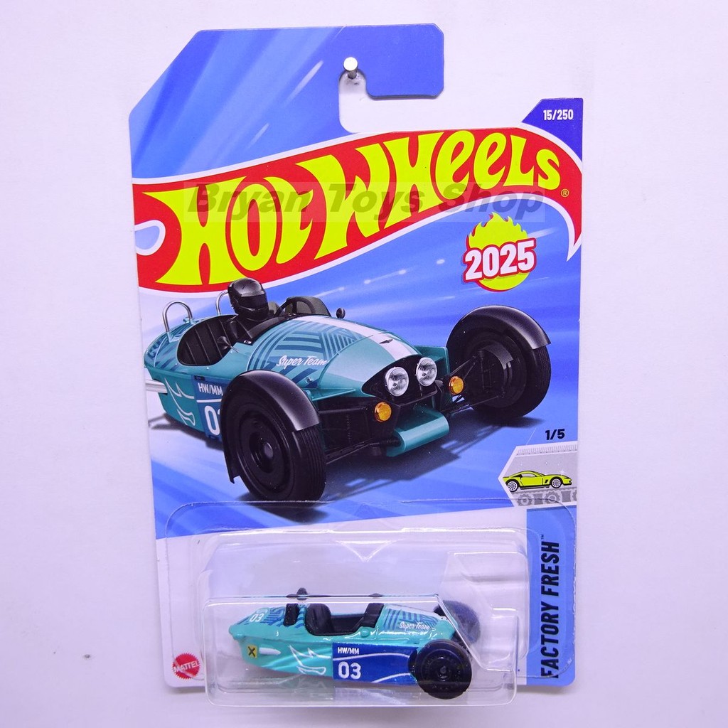 HIJAU Hot Wheels Morgan Super 3 Green No. 3 | Shopee Malaysia