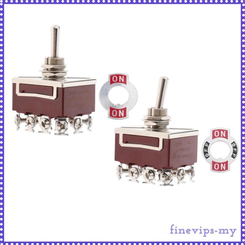 [FinevipsMY] 12 Pins Rocker Button Switch Toggle Rocker Switch Heavy ...