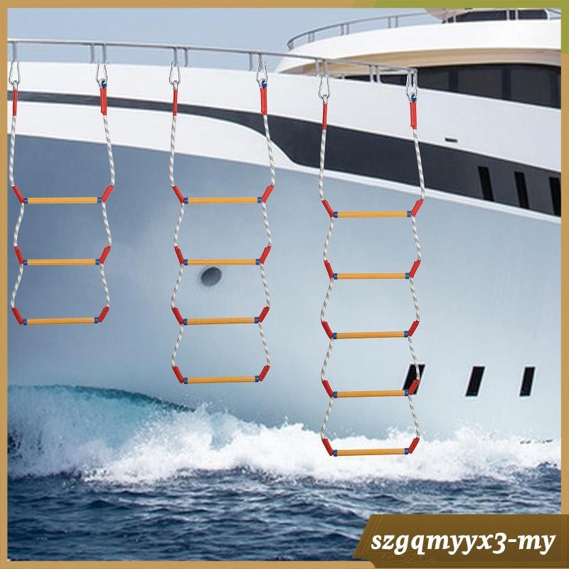 [ Boat Rope Ladder Rope Boarding Ladder Heavy Duty Sturdy Climbing ...