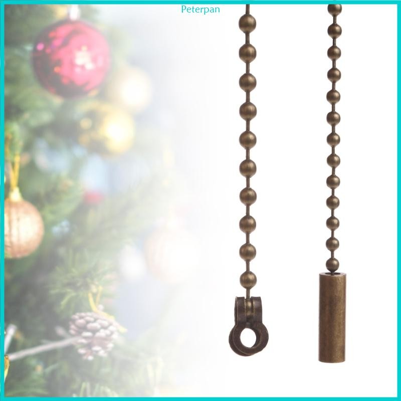 RPAN Set of 2 Multipurpose Ceiling Fan Pull Chain Extension Metal Chain ...
