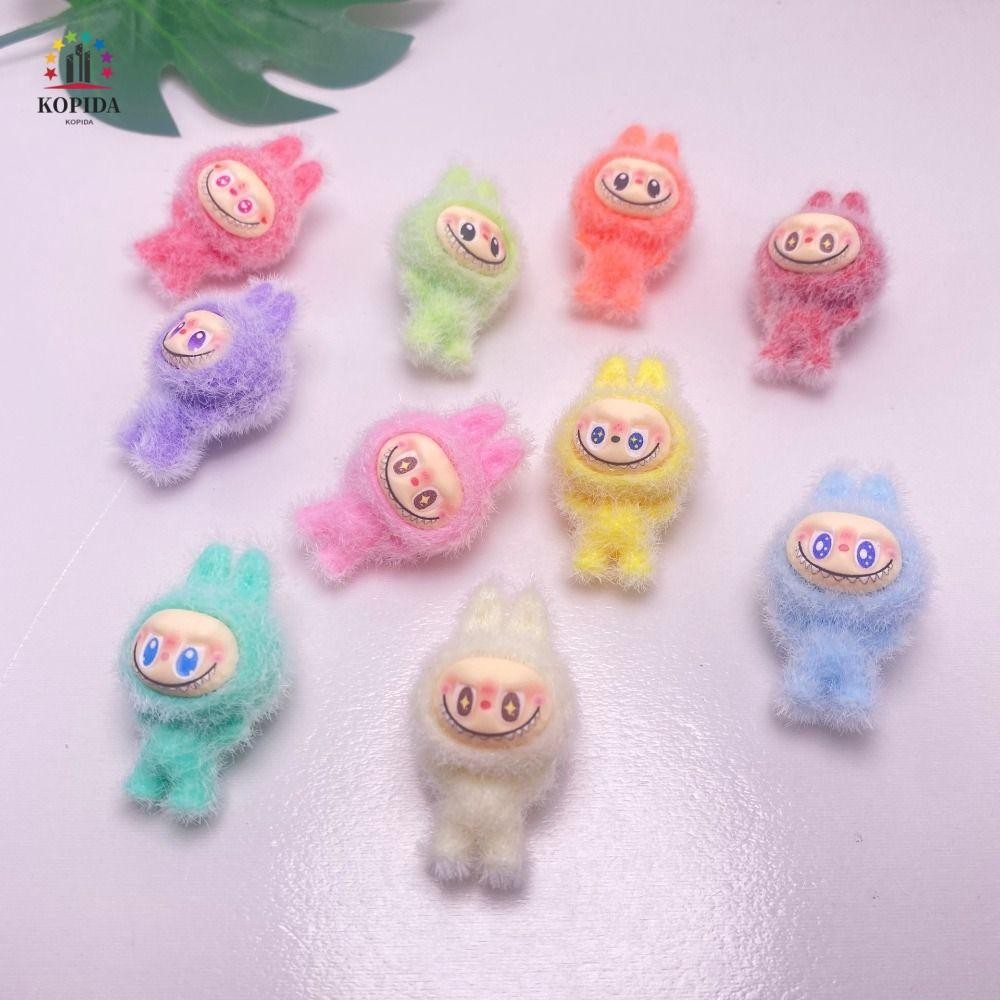 WILLIS 10Pcs/Set Labubu Time Figure Toys, Colorful Cute Standing Labubu ...