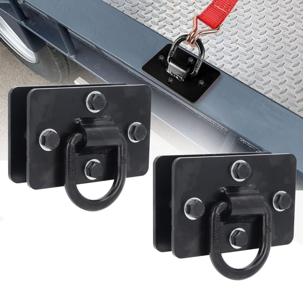 Car Trailer With An Anchor