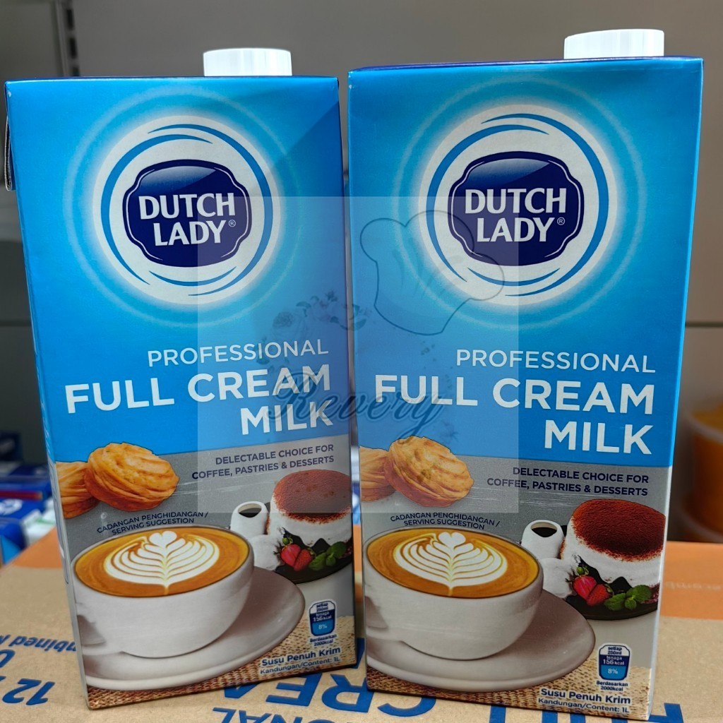 Dutch Lady UHT Full Cream Milk 200ml/1L//全脂牛奶 200毫升/1公升 | Shopee Malaysia