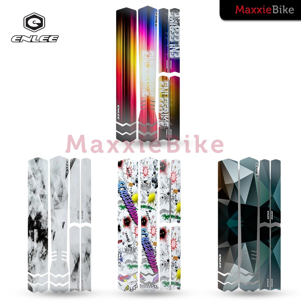 Enlee FG40 Bicycle Frame Protector Sticker Bicycle Sticker Frame Guard ...