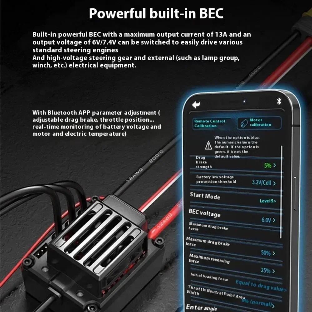 For MJX H8h Snail F8 F10 Sensored Brushless Esc Motor For Climbing ...