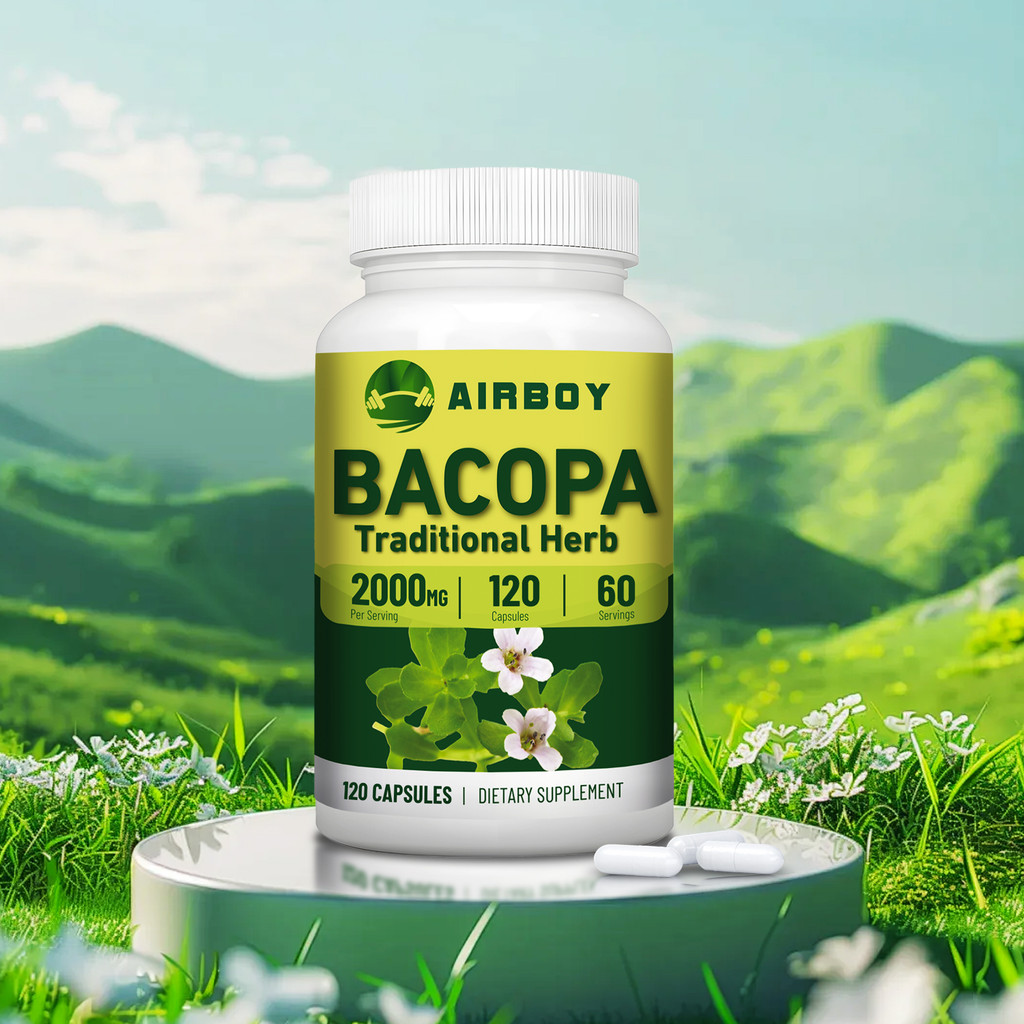 Organic Bacopa Monnieri Nootropics, Supports Calmness, Memory ...