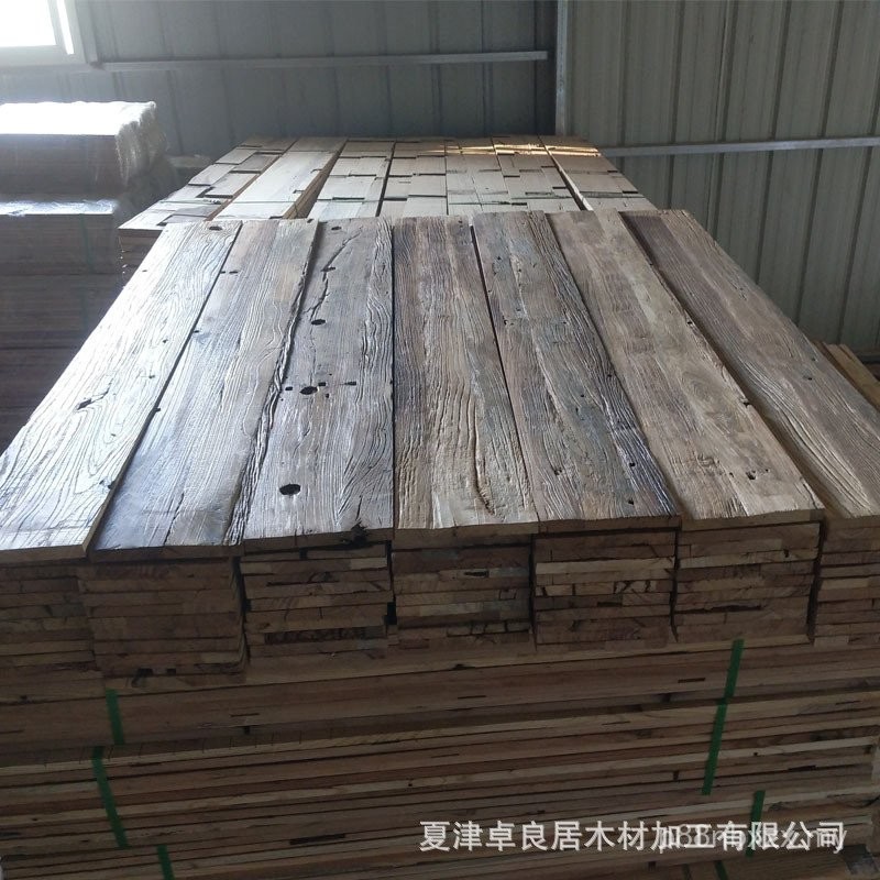 Papan kayu elm lama, meja kayu pepejal, papan tulis, papan meja ...