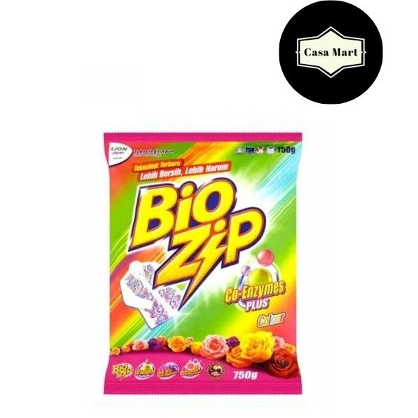 Bio Zip Colour Powder Detergent 750g | Shopee Malaysia