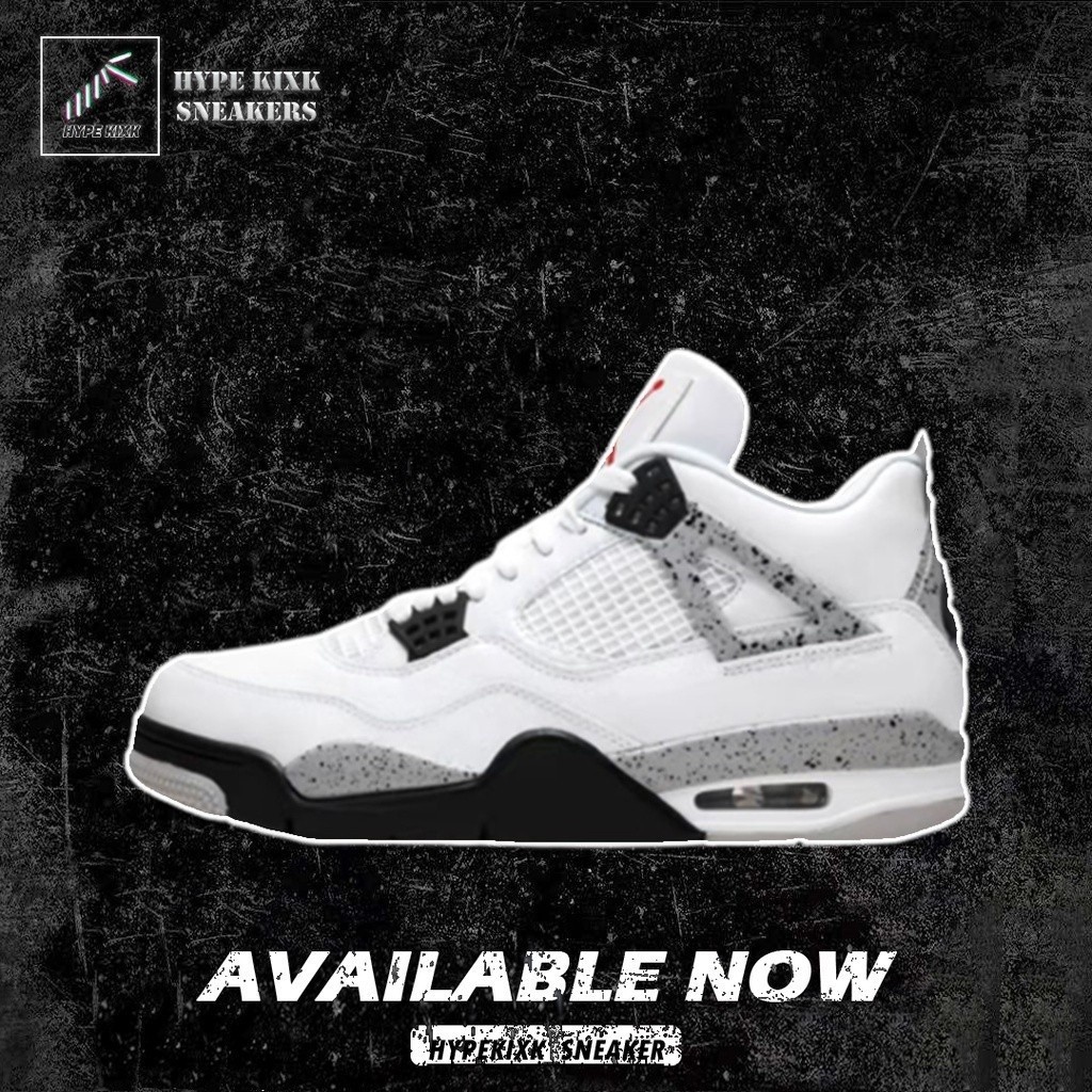 Air Jordans 4 Retro Black Cat Black Black-Light Graphite men basketball ...