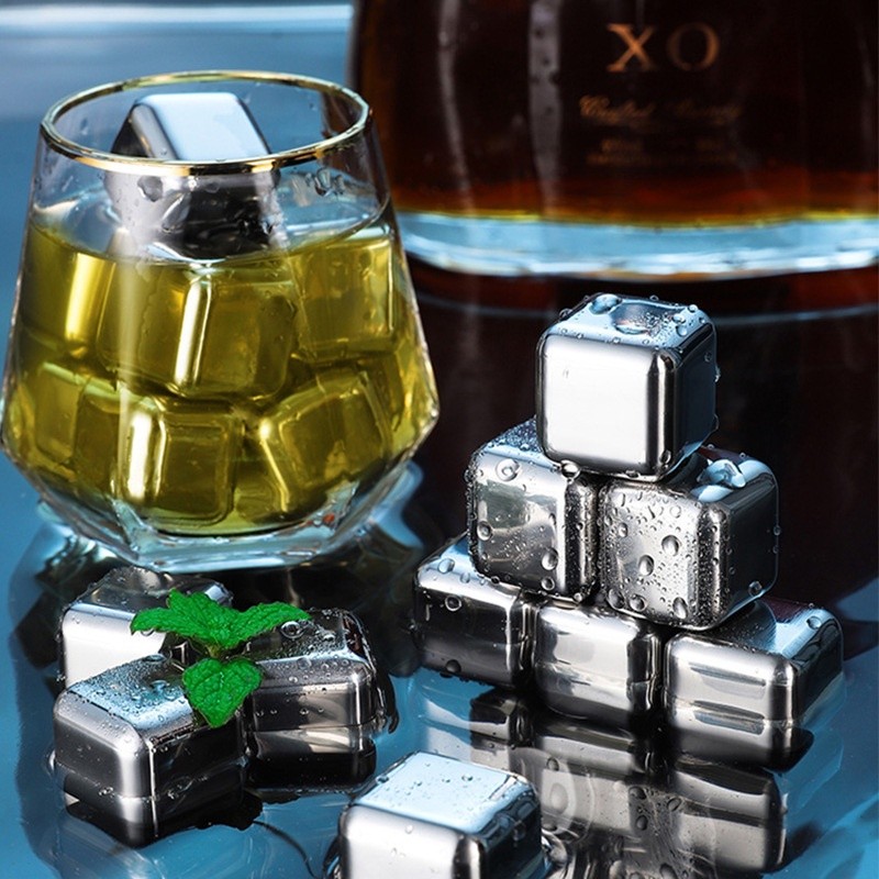 Stainless Steel 316 Simulation Ice Quick Freezing Creative Metal Frozen ...