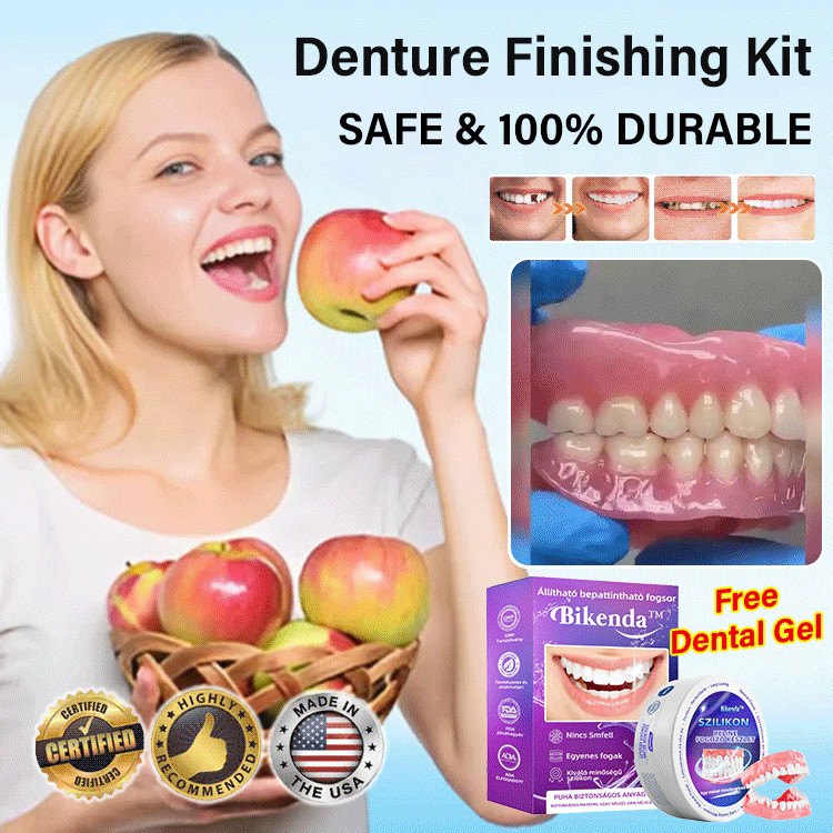 Denture Finishing Kit Comfort Enhancement Care Kit Beauty Teeth Braces ...
