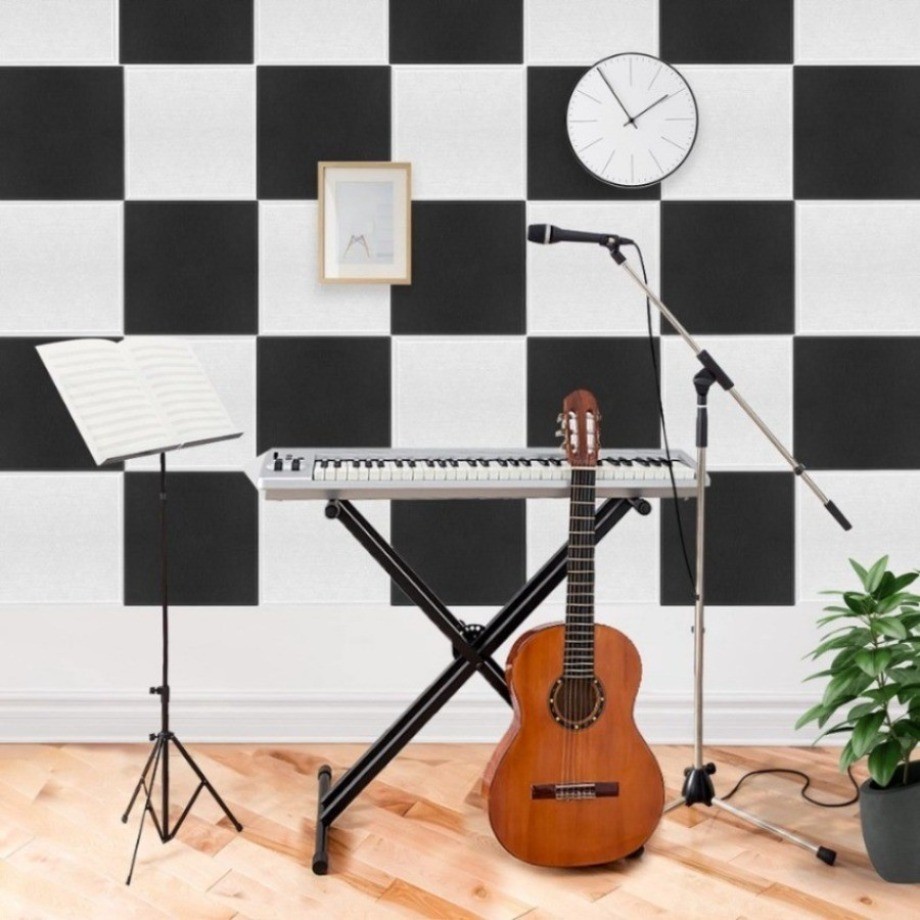 Square Sound Proof Acoustic Panel Soundproofing Wall Panels Study Kids ...