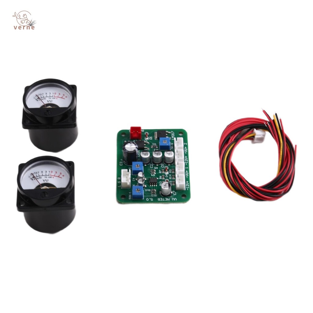 High-Stability VU Meter VU Meter Stereo Audio Amplifier Warm Backlight ...