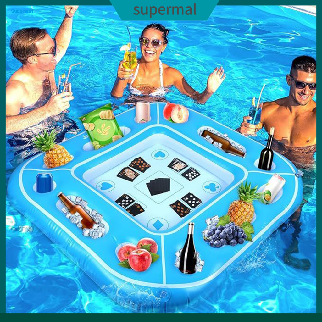 [COD] Backyard Pool Party Games Floating Pool Table Fun Inflatable Pool ...