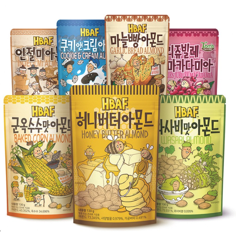 MELTED HBAF Starlight Pangpang / Jeju Matcha Almond 120g | Shopee Malaysia