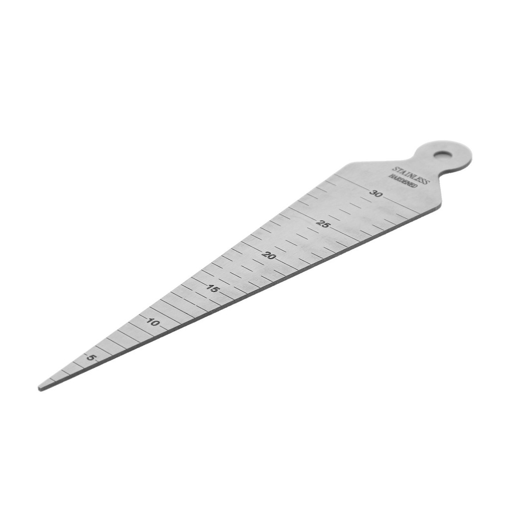 1pc 5-30mm Taper Gauge Feeler Gap Hole Measure Wedge Aperture Scale ...