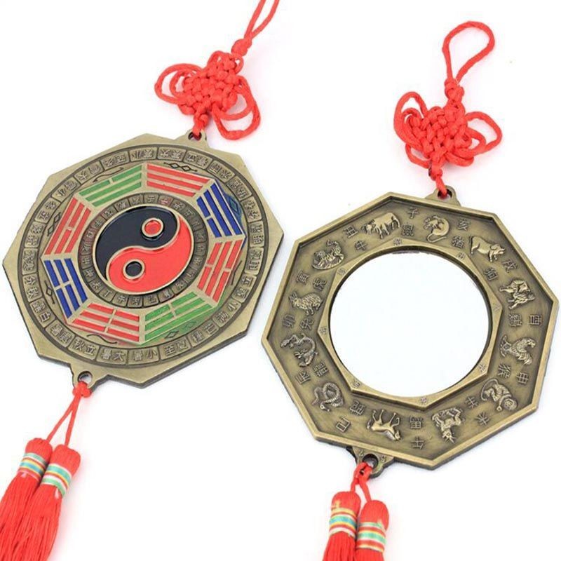 Zinc Alloy Five Elements Gossip Bronze Mirror Nine Palaces Tai Chi ...