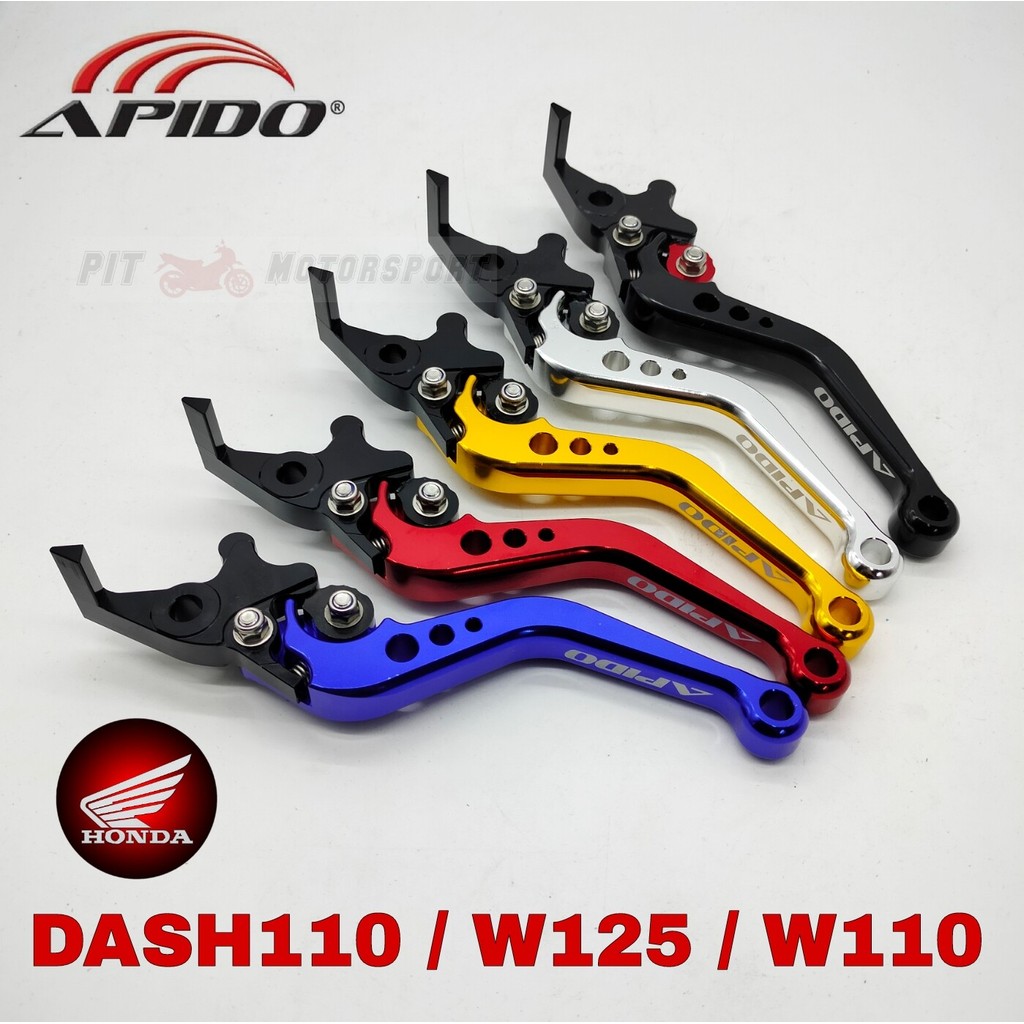 Brake Lever Apido Honda W125 W110 DASH110 Alloy Accessories Motor Wave125 Wave110 Wave Dash125 ...