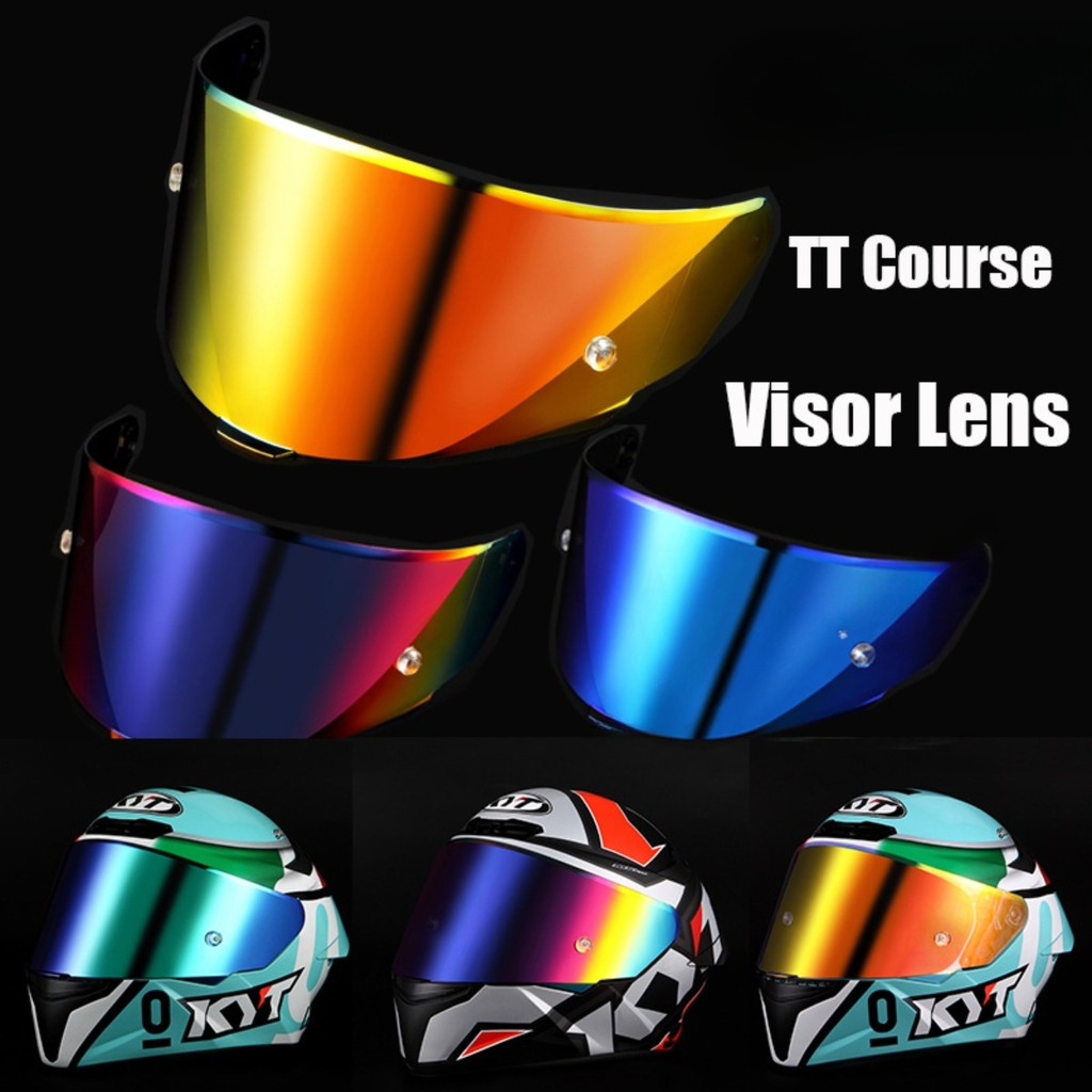 RD KYT TT Course Visor Lens FIt for Helmet KYT TT TTC Revo Lens ...