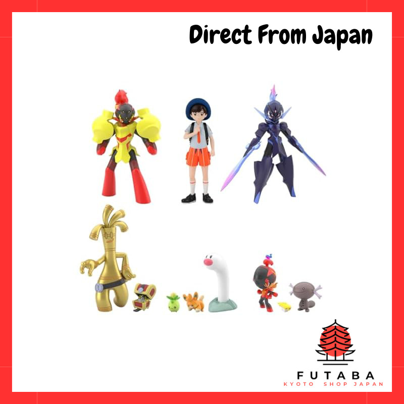 BANDAI Pokemon Scale World Paldia Region 2 (Set of 10) Mini Figures ...