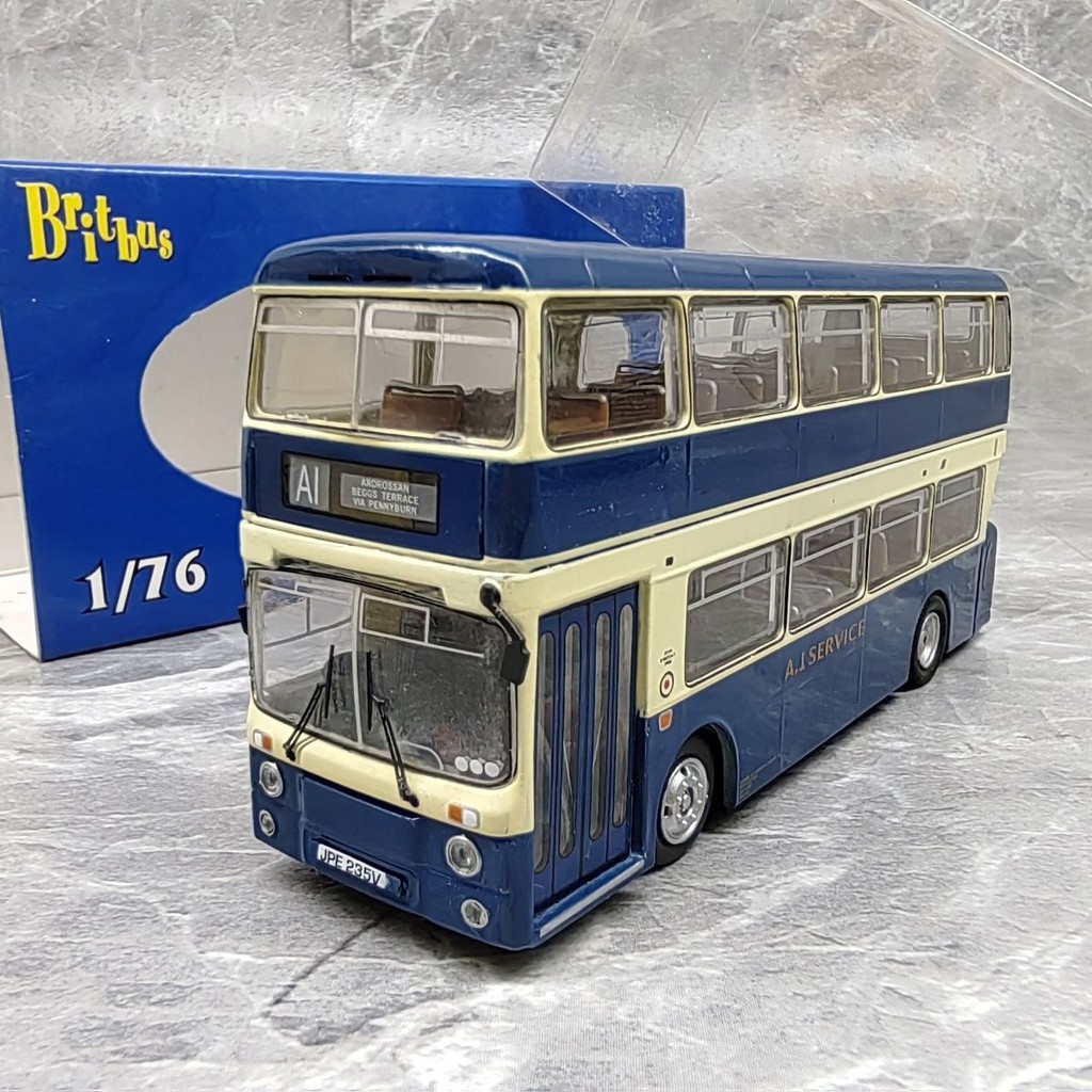 1/76 London Double Decker Bus A1 Alloy Bus Bus Model | Shopee Malaysia