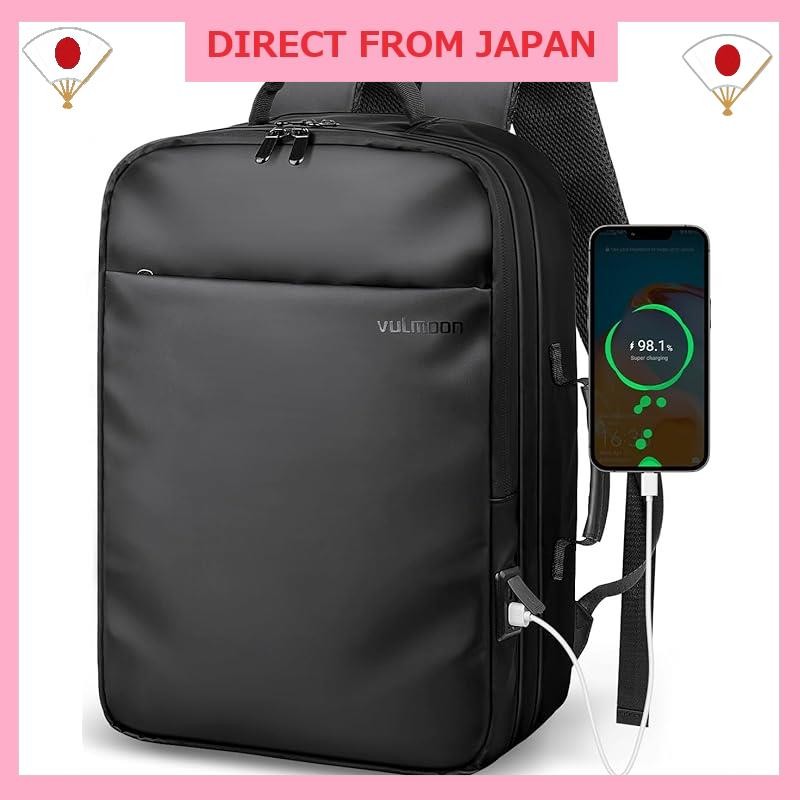 [Vulmoon] Backpack Business backpack Stylish Large capacity 35L Expansion USB charging port ...
