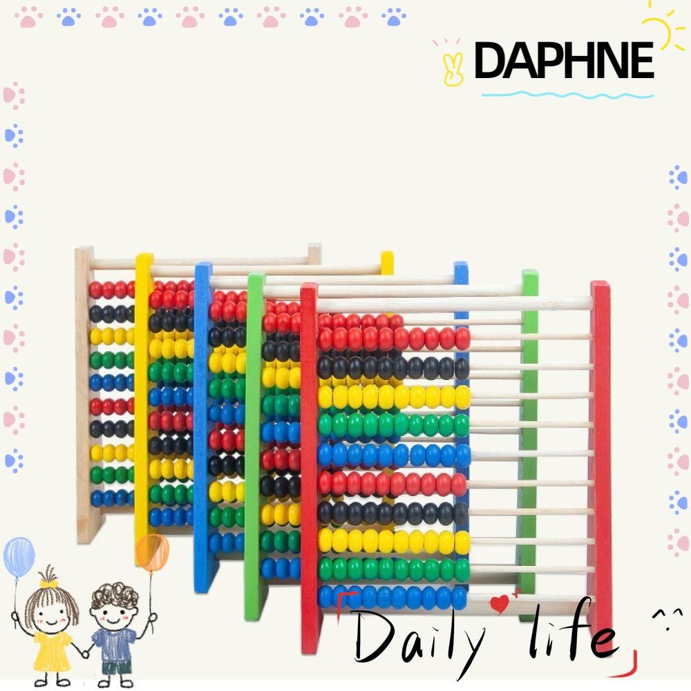 DAPHNE-HOME Wooden Abacus, Wooden Red Blue Calculation Bead, Durable ...