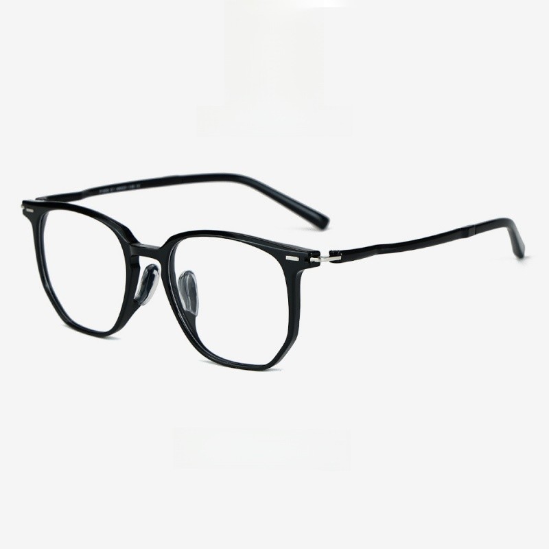 Tr90 Flat Glasses Men Women Same Style Large Frame Simple All-Match ...