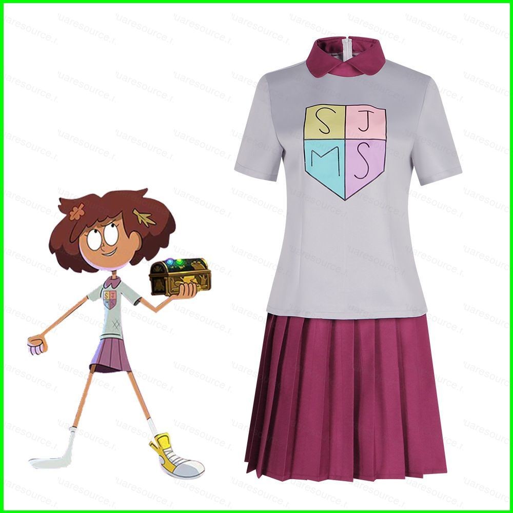 Amphibia Teen Girl in a Frog World Anne Boonchuy T-shirt dress role ...