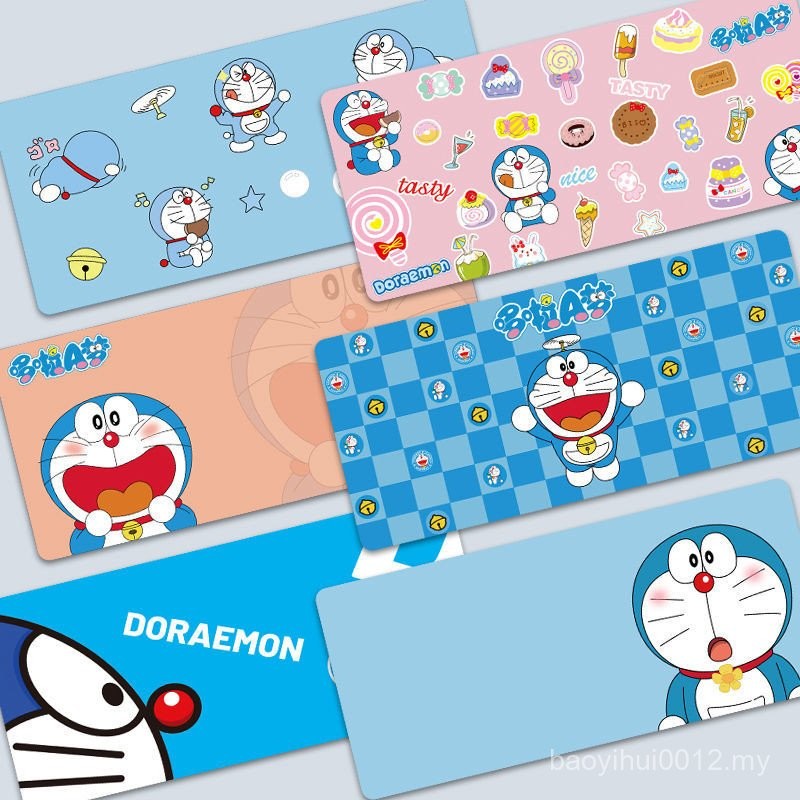 Doraemon Tinkerbell Cat Oversized Mouse Pad Cute Anime Computer Desk ...