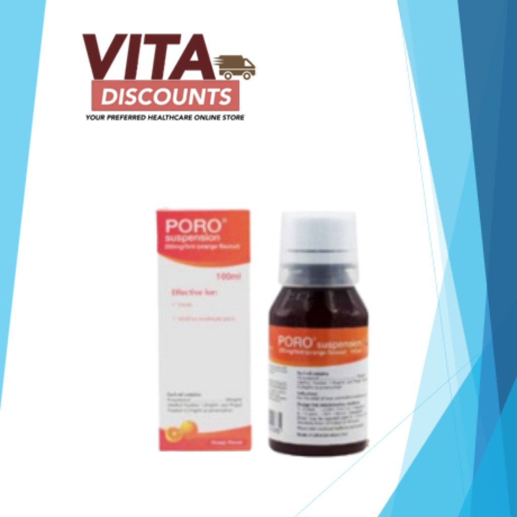 PORO 250MG/5ML SUSPENSION ORANGE 100ML EXP01/2026 | Shopee Malaysia