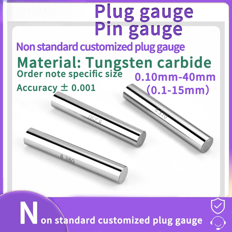 Precision needle gauge 0.10-11mm pin gauge tungsten carbide pin ...