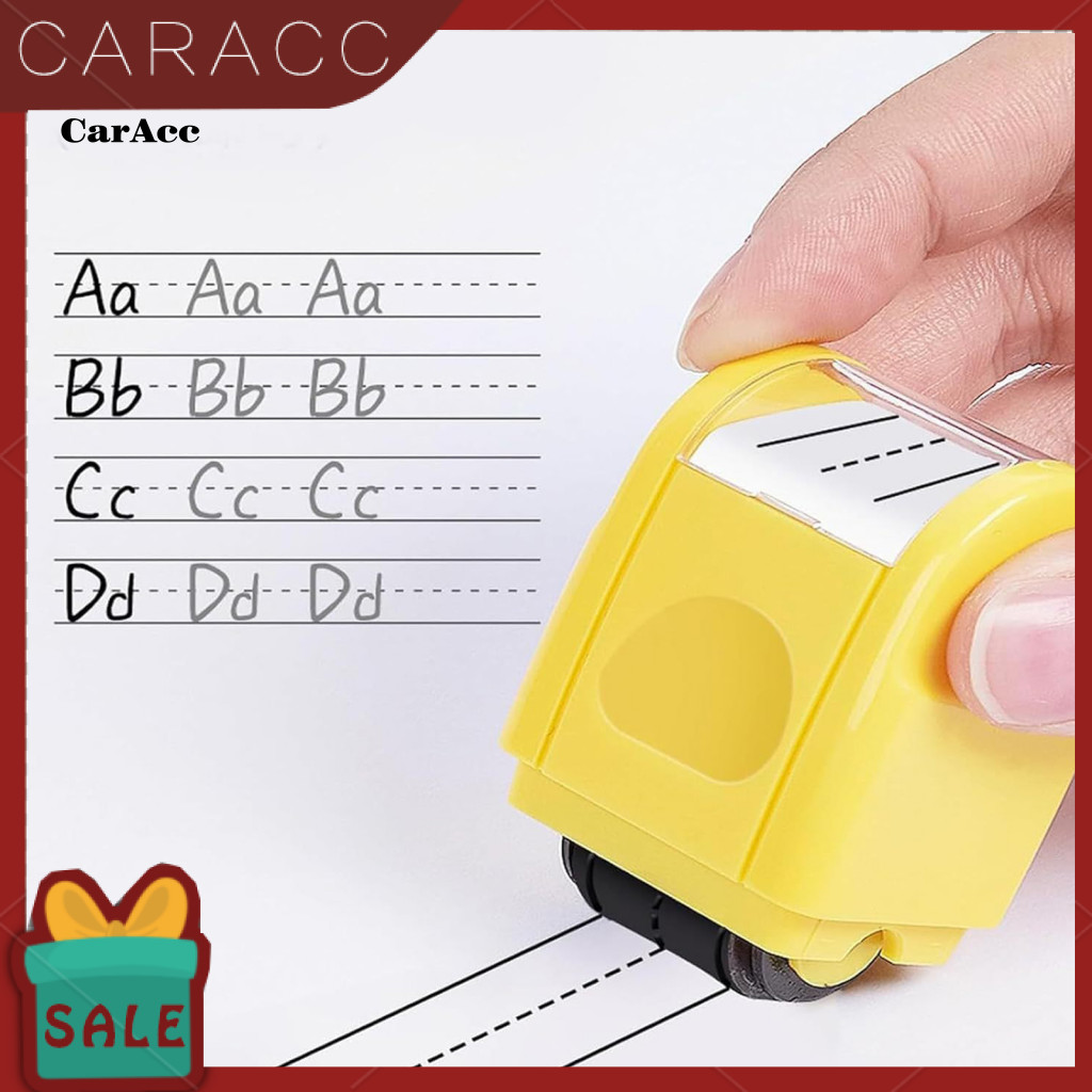 Teacher Stamp Roller Self-inking Stamp Roller Portable Dashed Line Road ...