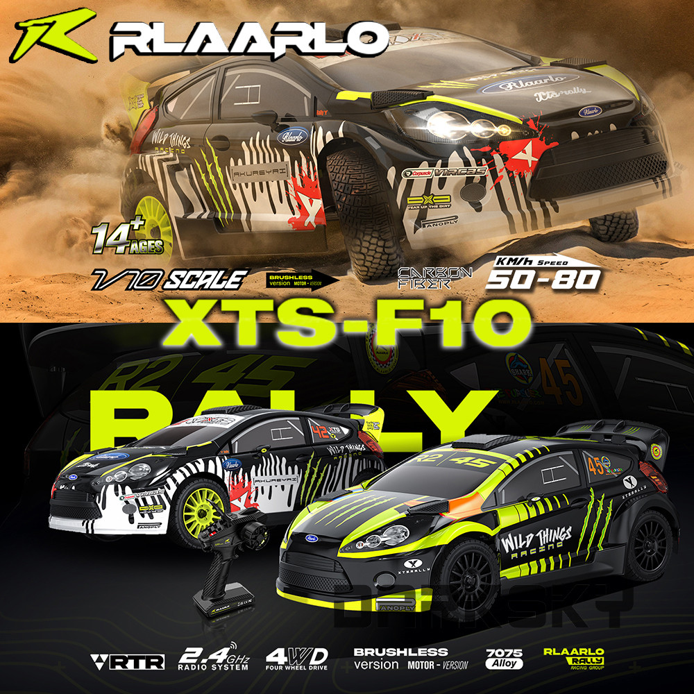 Rlaarlo XTS-F10 Brushless RC Rally Racing 1/10 Electric Remote Control ...
