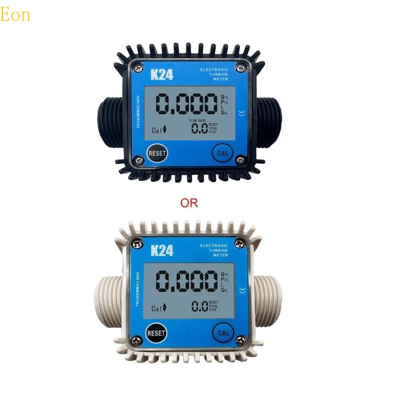 Eon Liquid Flow Sensor Meter for Fuel Water 10-120L min DN25 Electronic ...