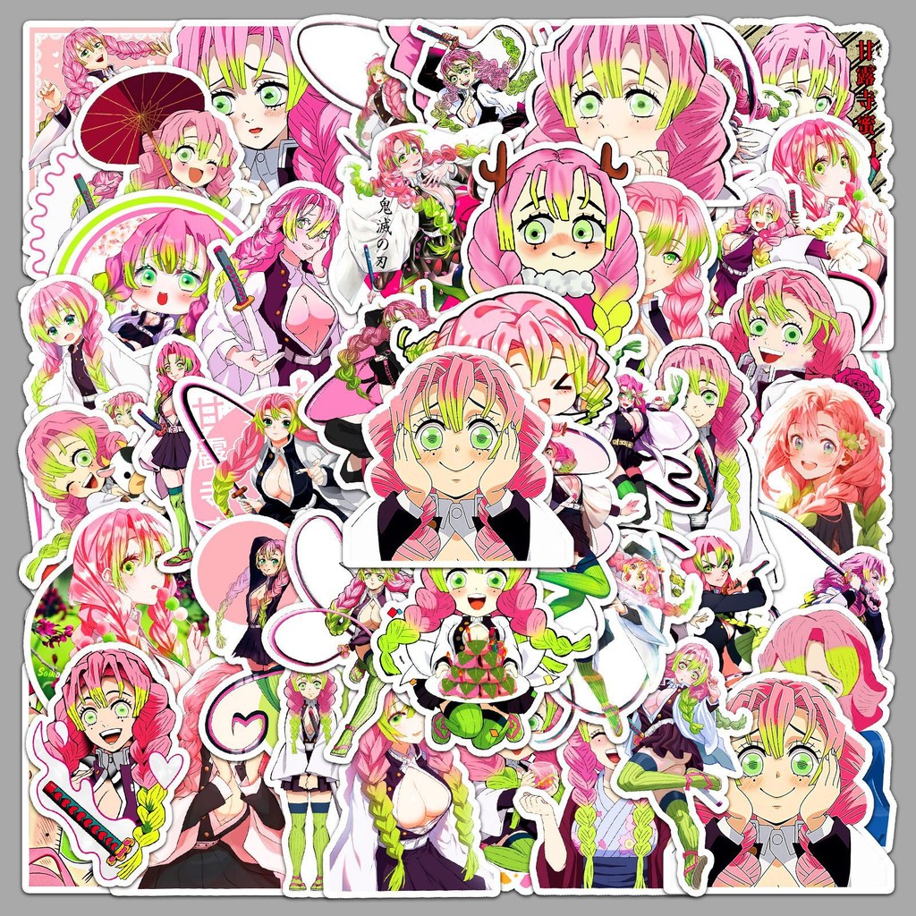 Kanroji Mitsuri Series 01 Stickers 50Pcs/Set DIY Fashion Waterproof ...