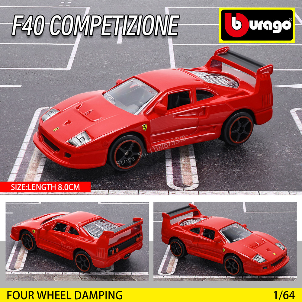 Bburago 1:64 Ferrari ENZO 458 SPIDER F40 F50 F12 TDF SF90 alloy mini ...