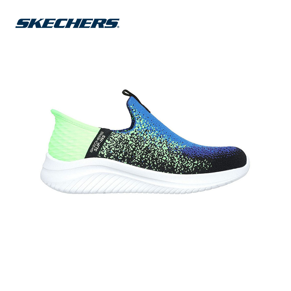 Skechers Boys Slip-ins Ultra Flex 3.0 Brisk-Spec Shoes - 403837L-BBLM ...