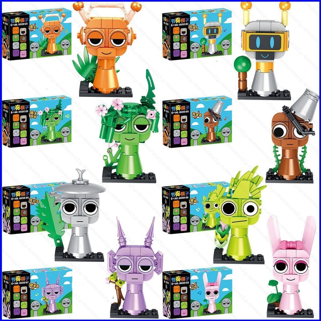 SQ3 8pcs Sprunki Building Blocks Variants diablo Model Dolls Toy For ...