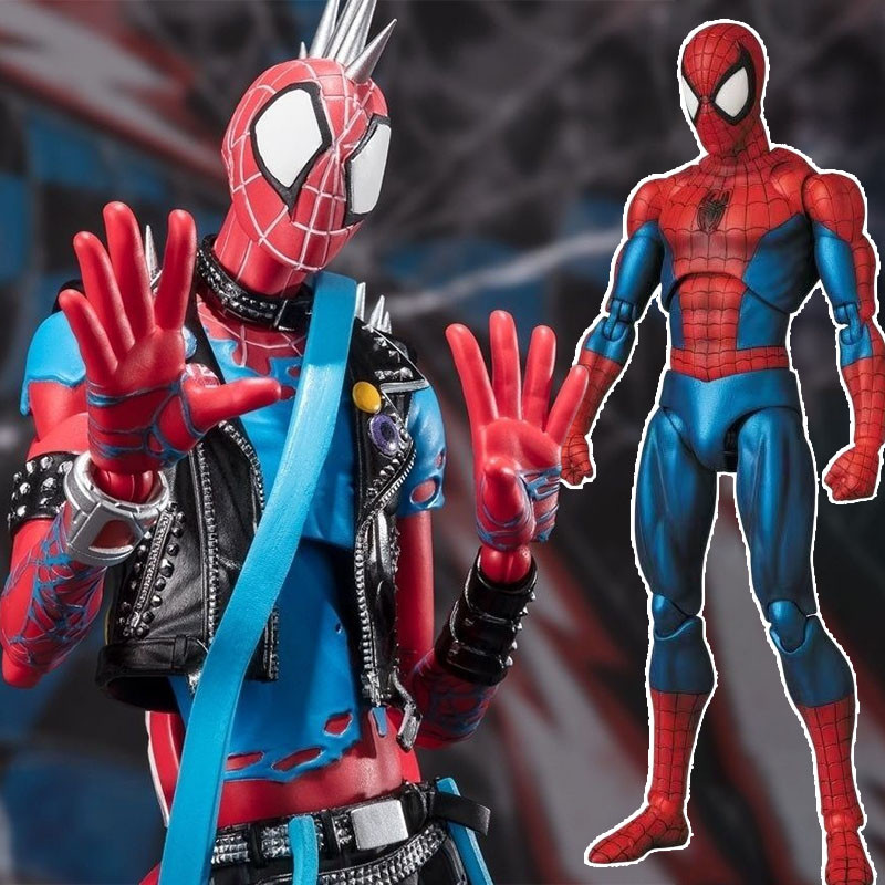 CT Toys Spider Man Movable Joint Model Toy Punk Spider Man Action ...