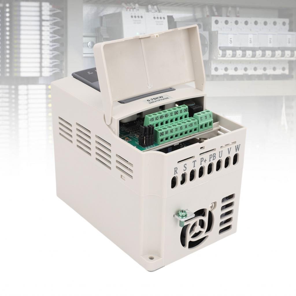 Single To 3 Phase Inverter 0.75KW Frequency Converter 485 Comm ...