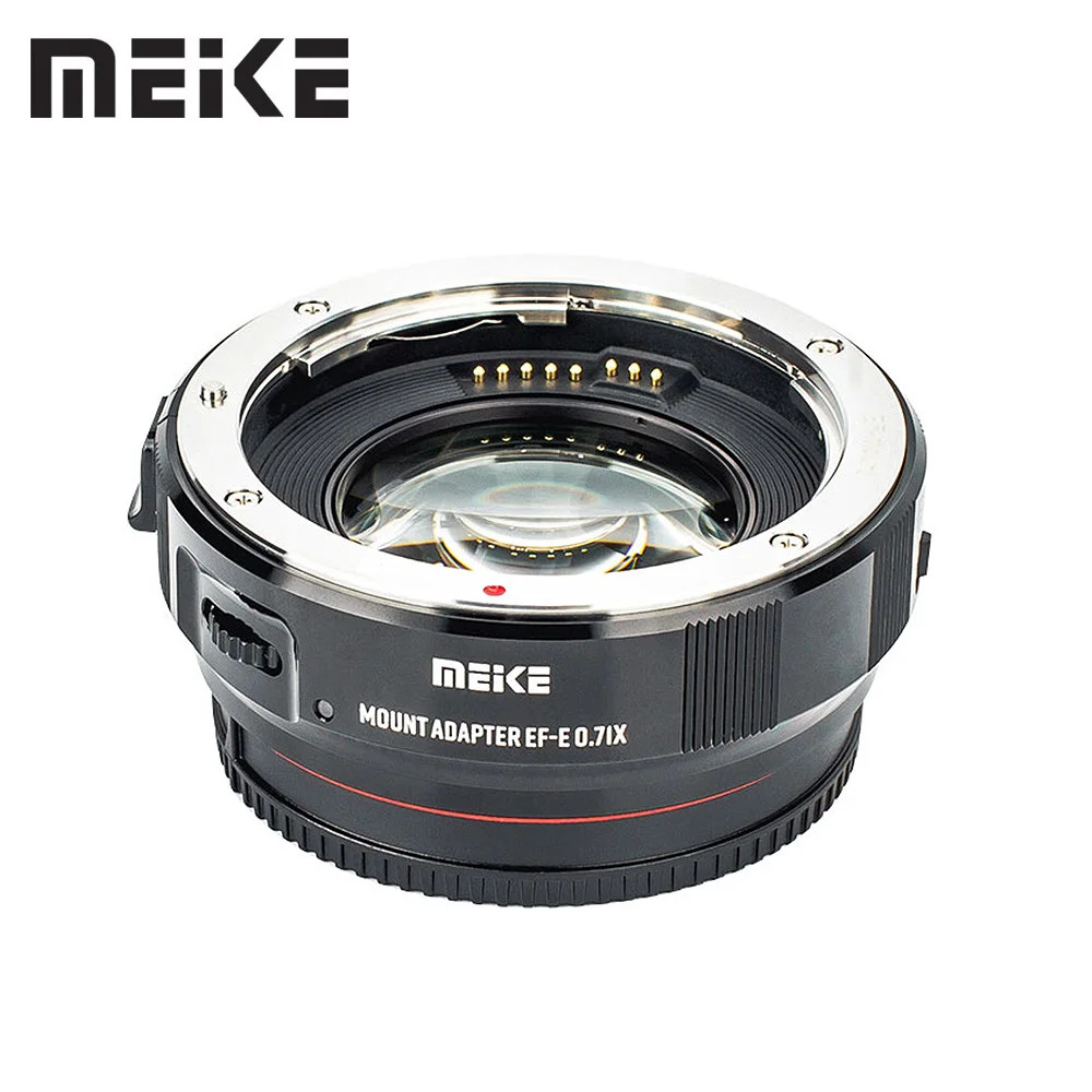 Meike MK-EFTE-071X-C Auto Focus 0.71x Focal Reducer Speed Booster Lens ...