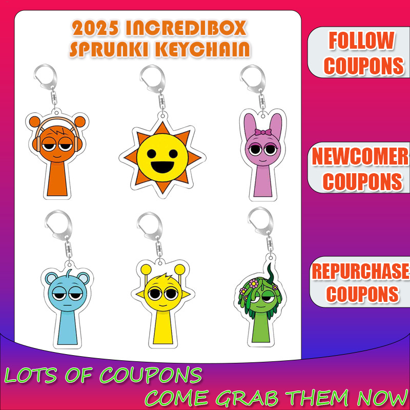 Sprunki Keychain Incredibox Sprunki Game Keychain 2D Acrylic Popular ...