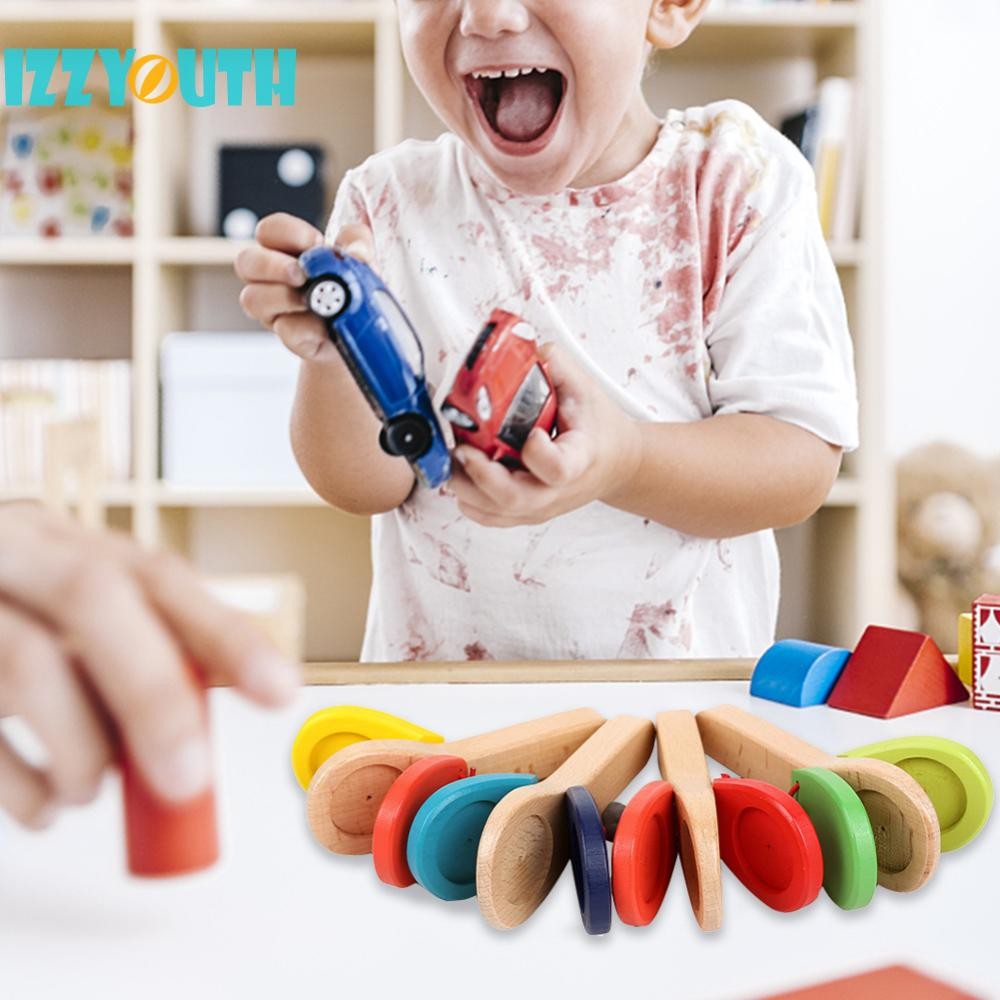 Wooden Percussion Toy Orff Castanet Clapper Clapping Board for Kids ...